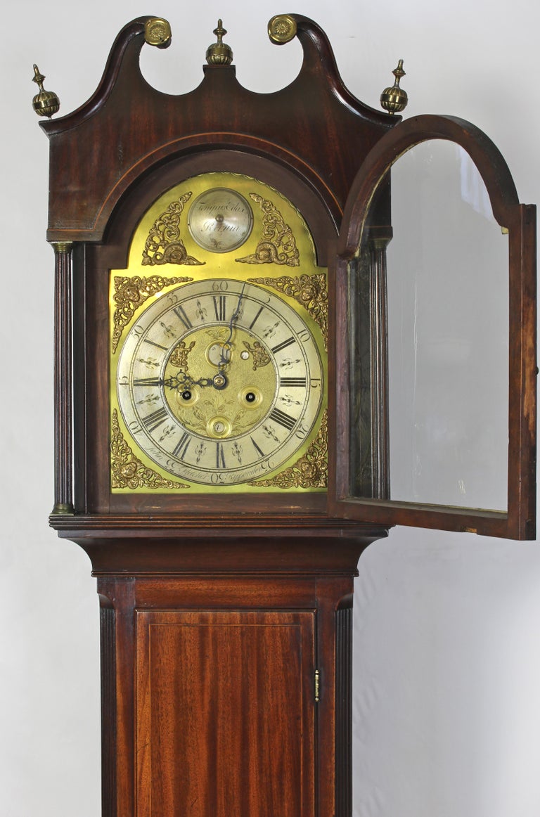 English George III Tall Case Clock at 1stDibs