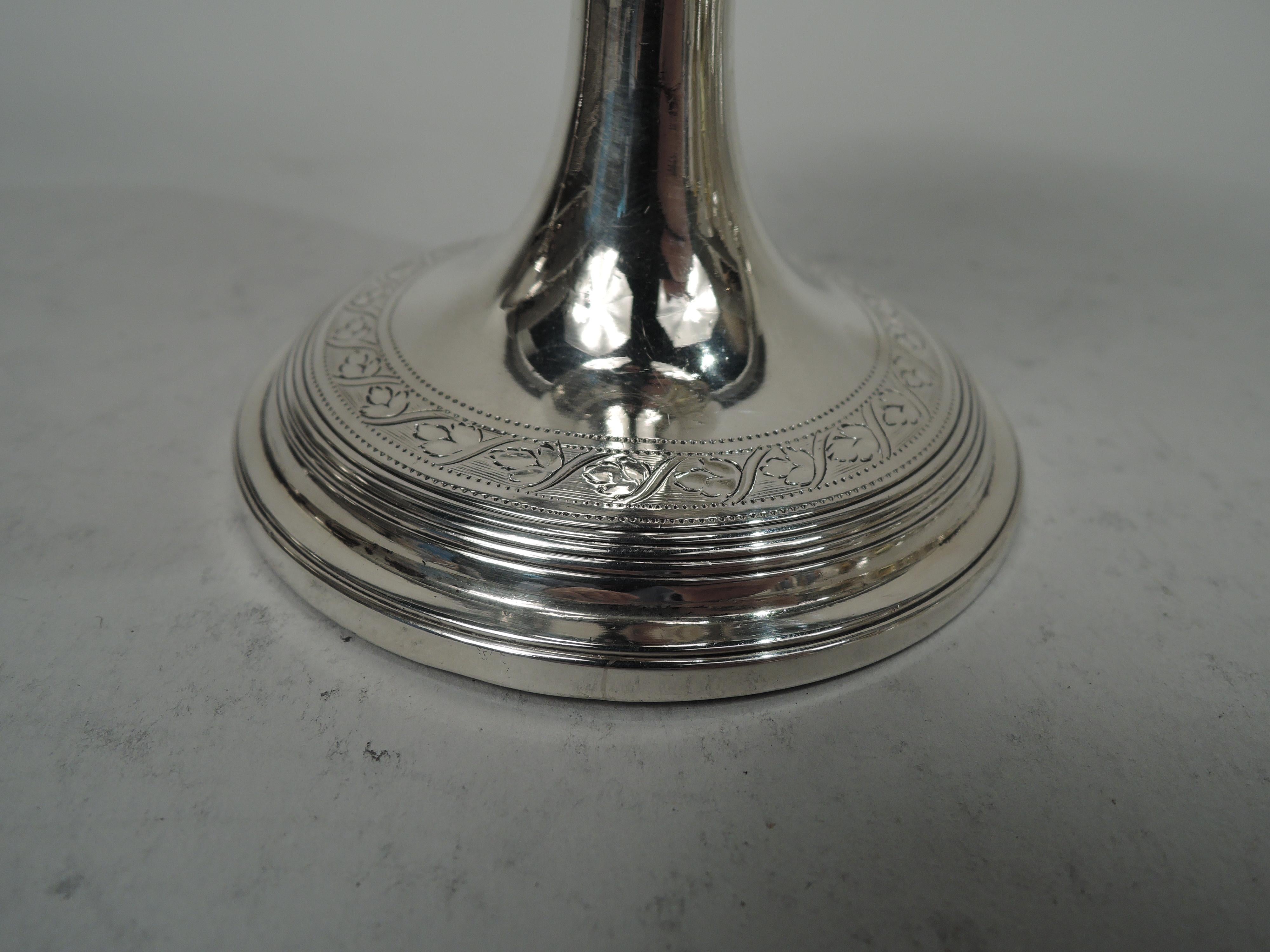 English Georgian Neoclassical Sterling Silver Goblet, 1796 For Sale at ...