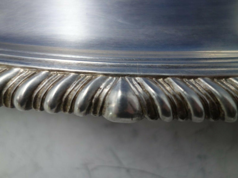 English Georgian Sterling Silver Platter Oval 1821 London '#6334' For ...