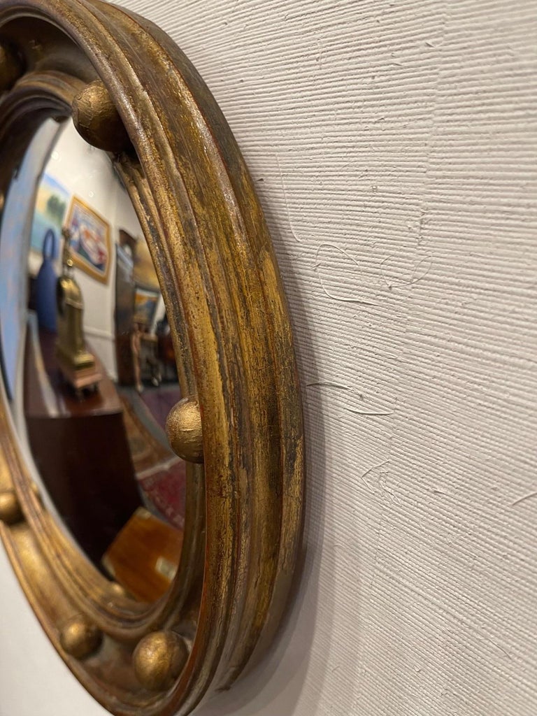 English Gilt Framed Bull's Eye Mirror, 19th / 20th Century For Sale at ...