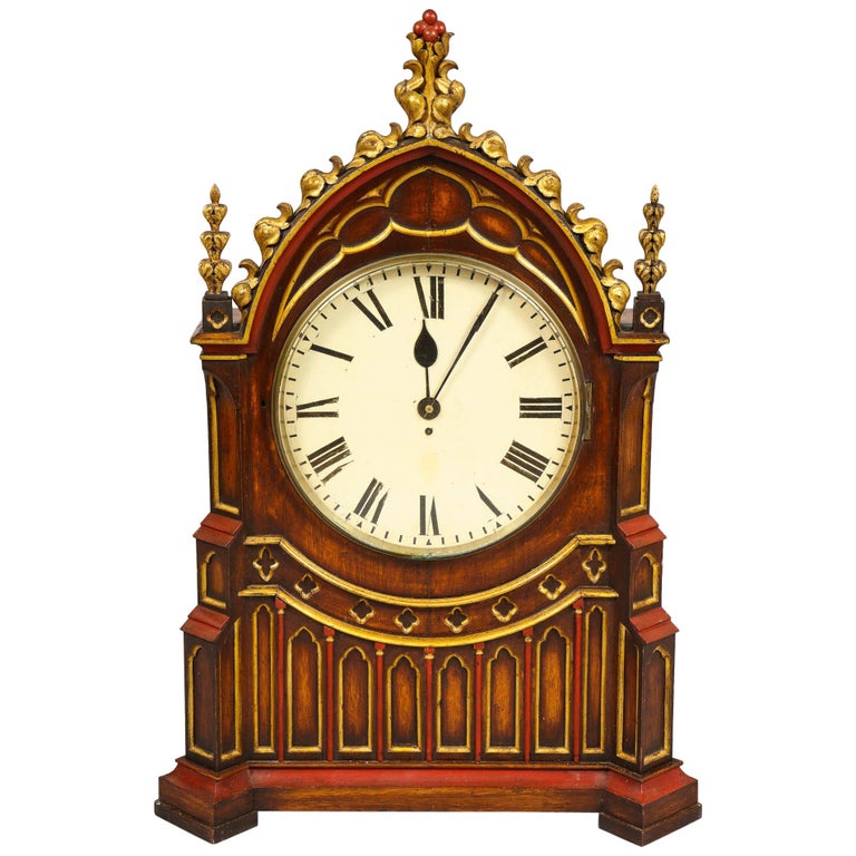 English Gothic Fusee Clock For Sale at 1stDibs | gothic clock, fusee ...