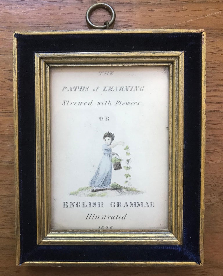 English Grammar Framed Illustrations at 1stDibs