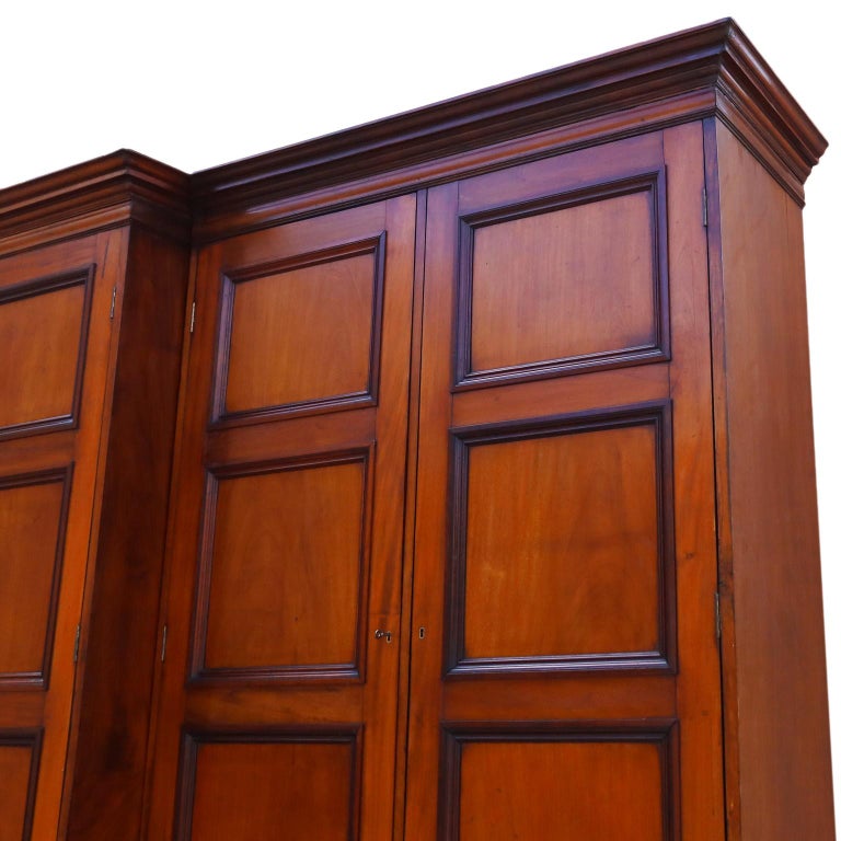 English Grand Library Cabinet Bookcase For Sale at 1stDibs
