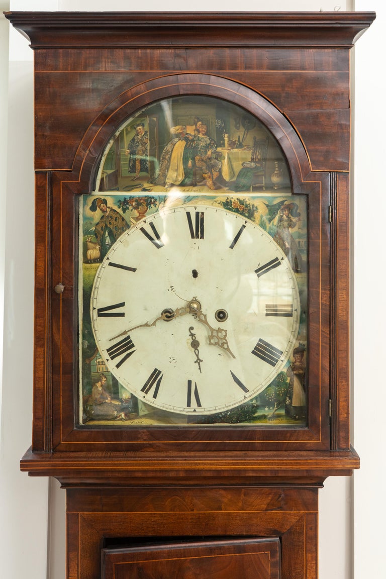 Scottish Grandfather Clock For Sale at 1stDibs