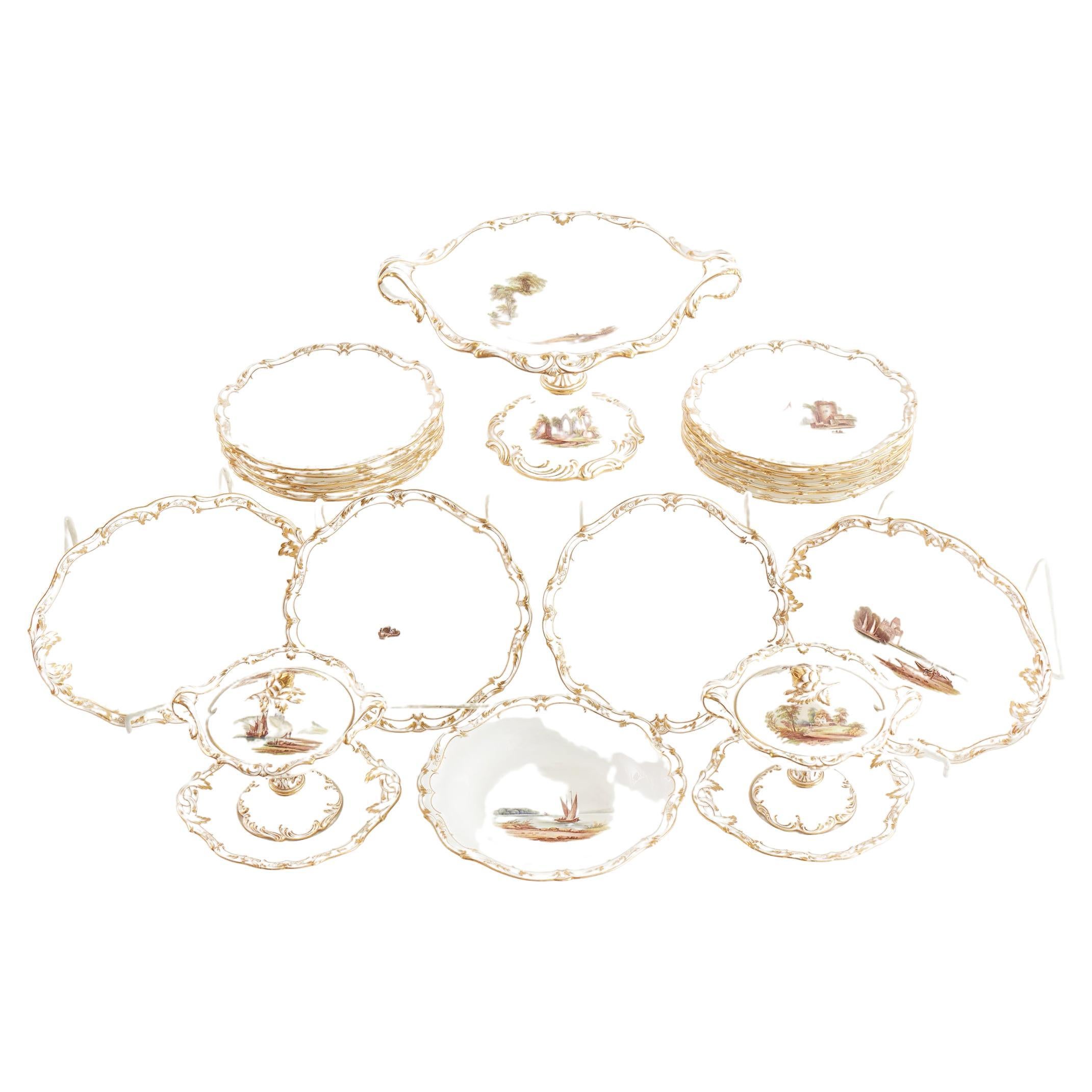 19th Century English Dessert Service For Sale at 1stDibs
