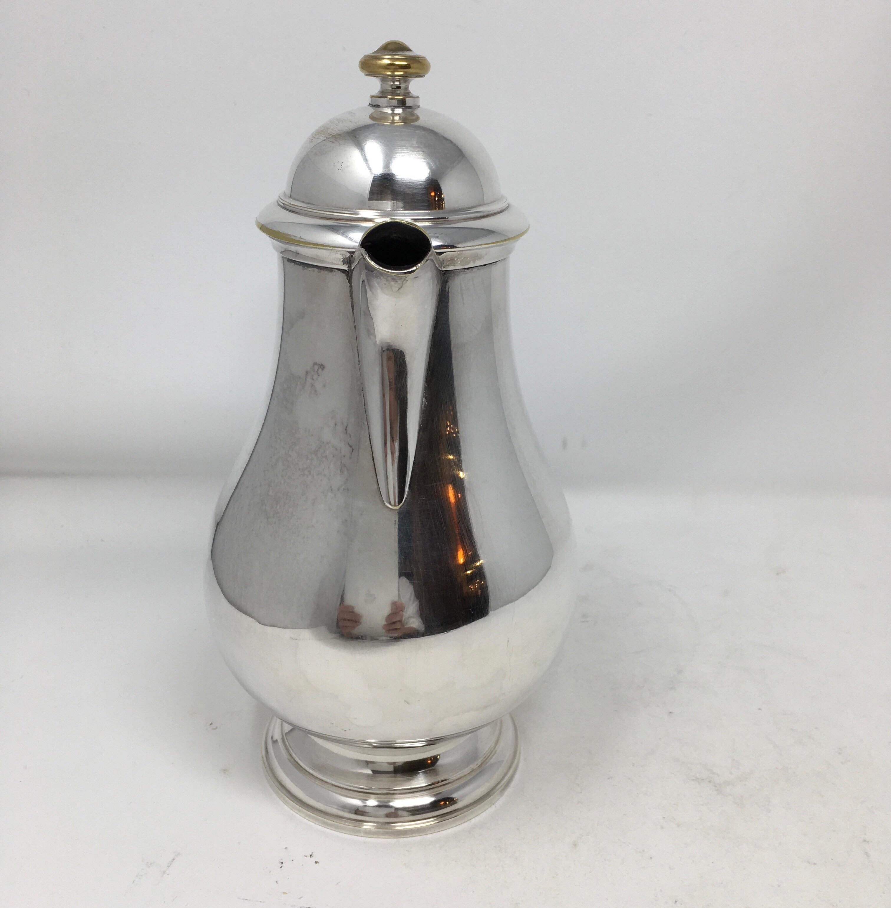 English Hotel Silver Teapot at 1stDibs