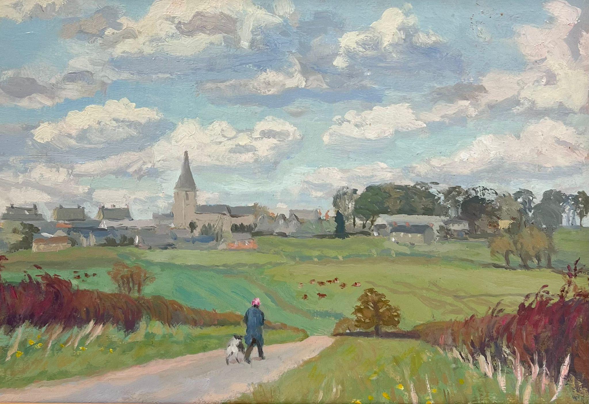 English Impressionist - Seaton Leicestershire Rural Village Lane ...