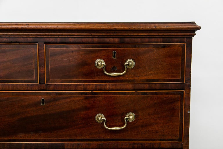 English Inlaid Chest For Sale at 1stDibs