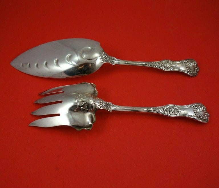 English King by Tiffany and Co. Sterling Silver Fish Serving Set 2 ...