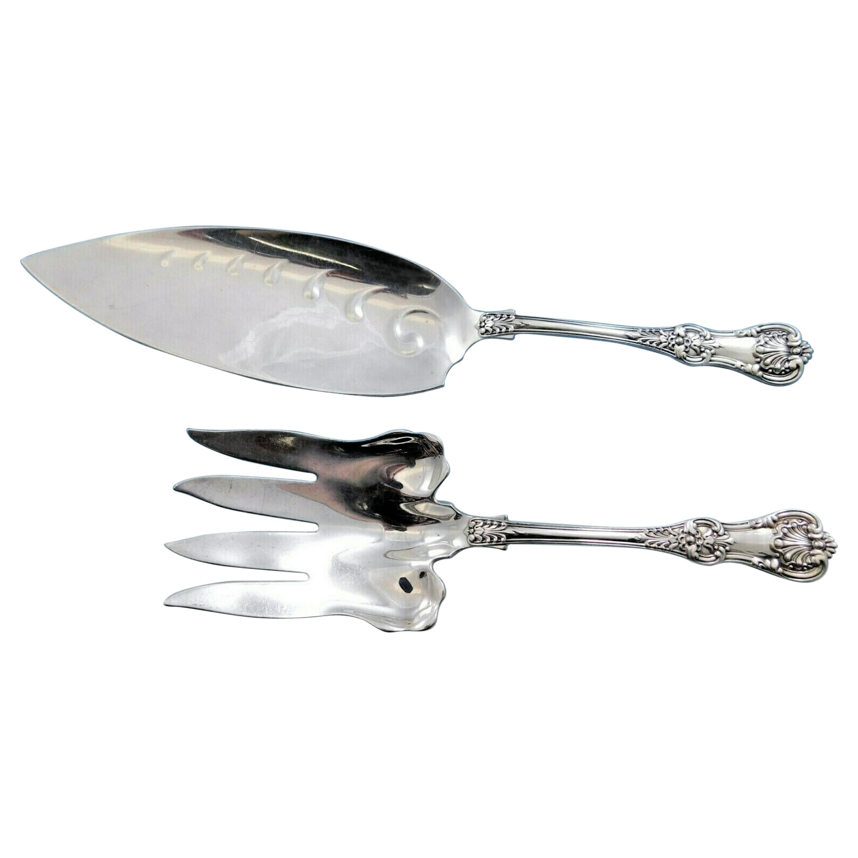 English King by Tiffany and Co. Sterling Silver Fish Serving Set 2 ...