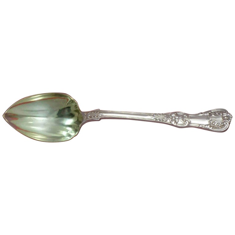 English King by Tiffany and Co. Sterling Silver Grapefruit Spoon Fluted ...