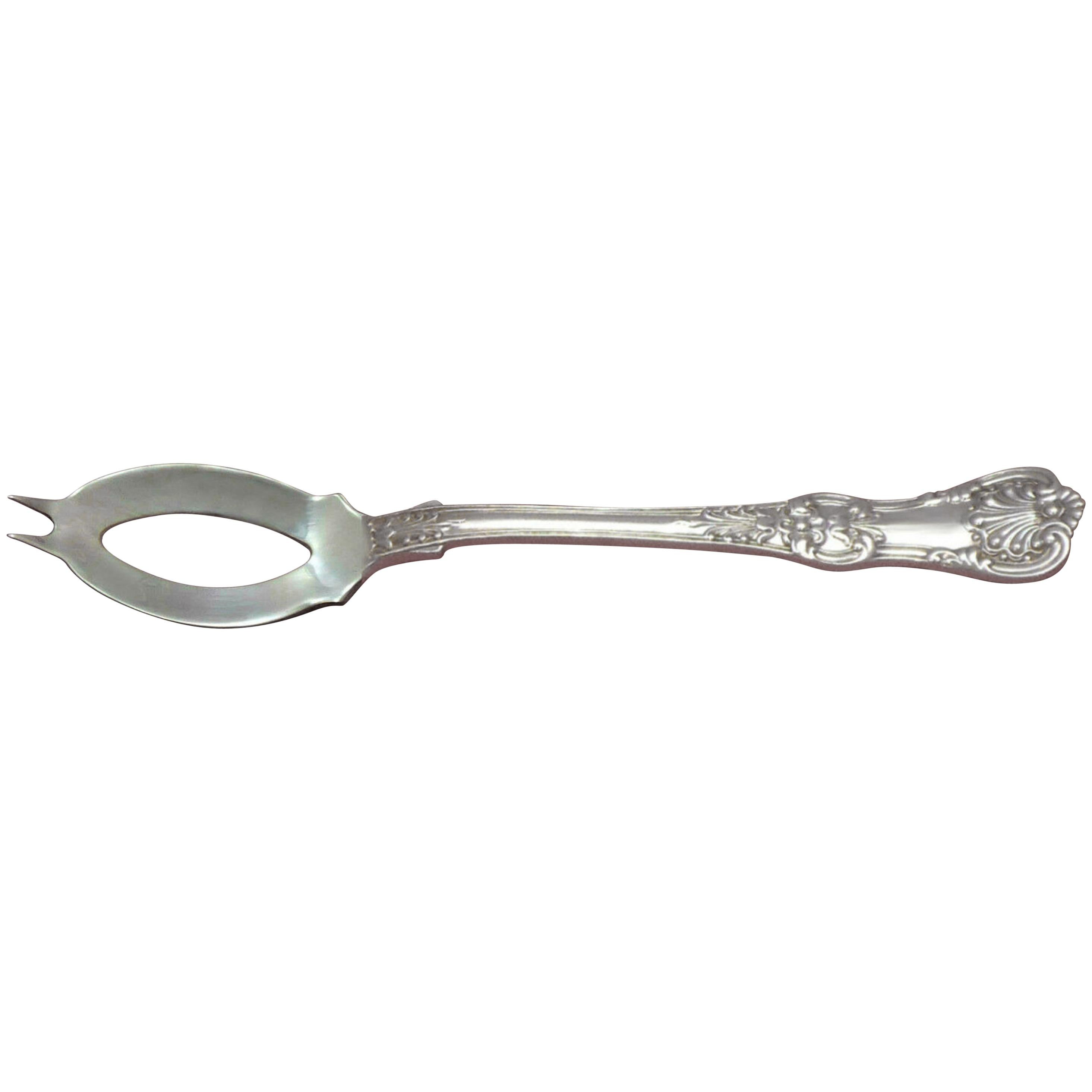 English King by Tiffany and Co. Sterling Silver Olive Spoon Pierced ...