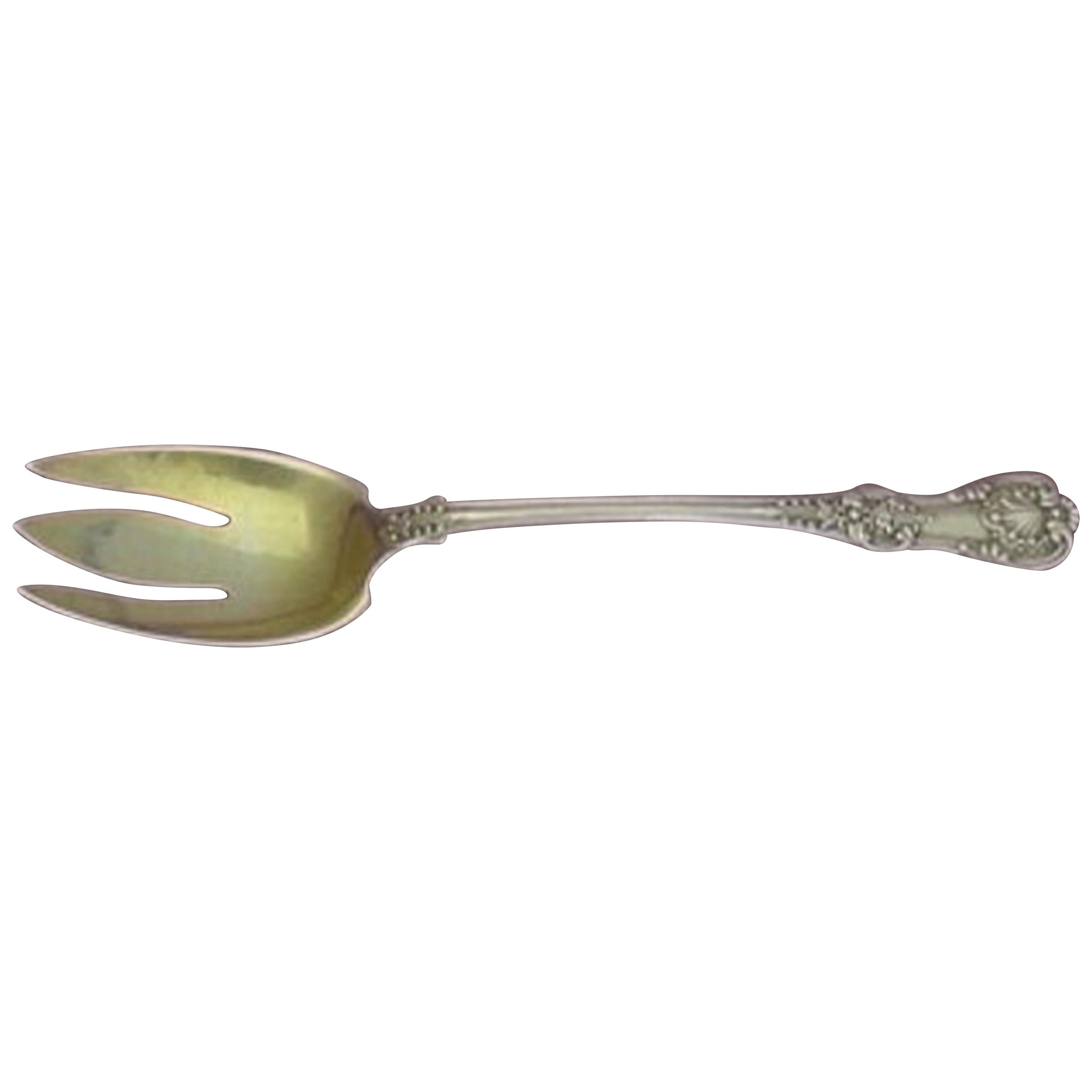 Victorian Sterling Silver Old English Serving Fork by Thomas Wallis II ...