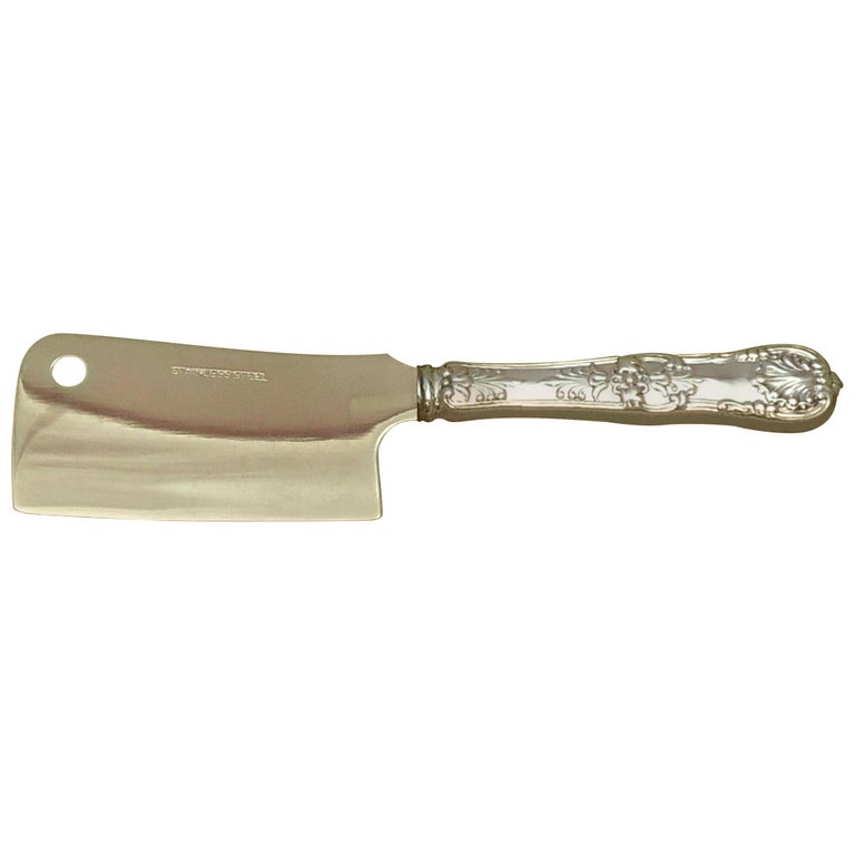English King by Tiffany Sterling Silver Cheese Cleaver HHWS Custom Made ...