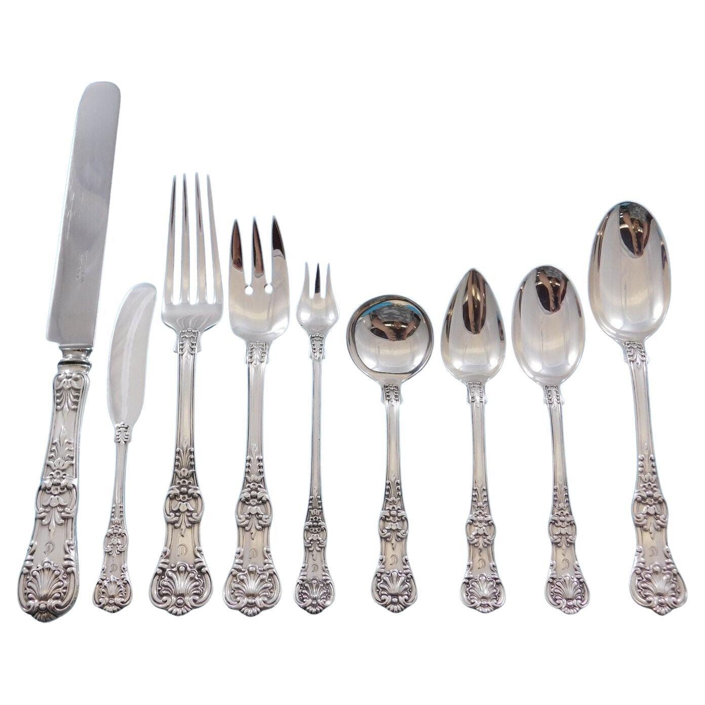 Japanese by Tiffany Co Sterling Silver Flatware Set Service 57 Pcs ...