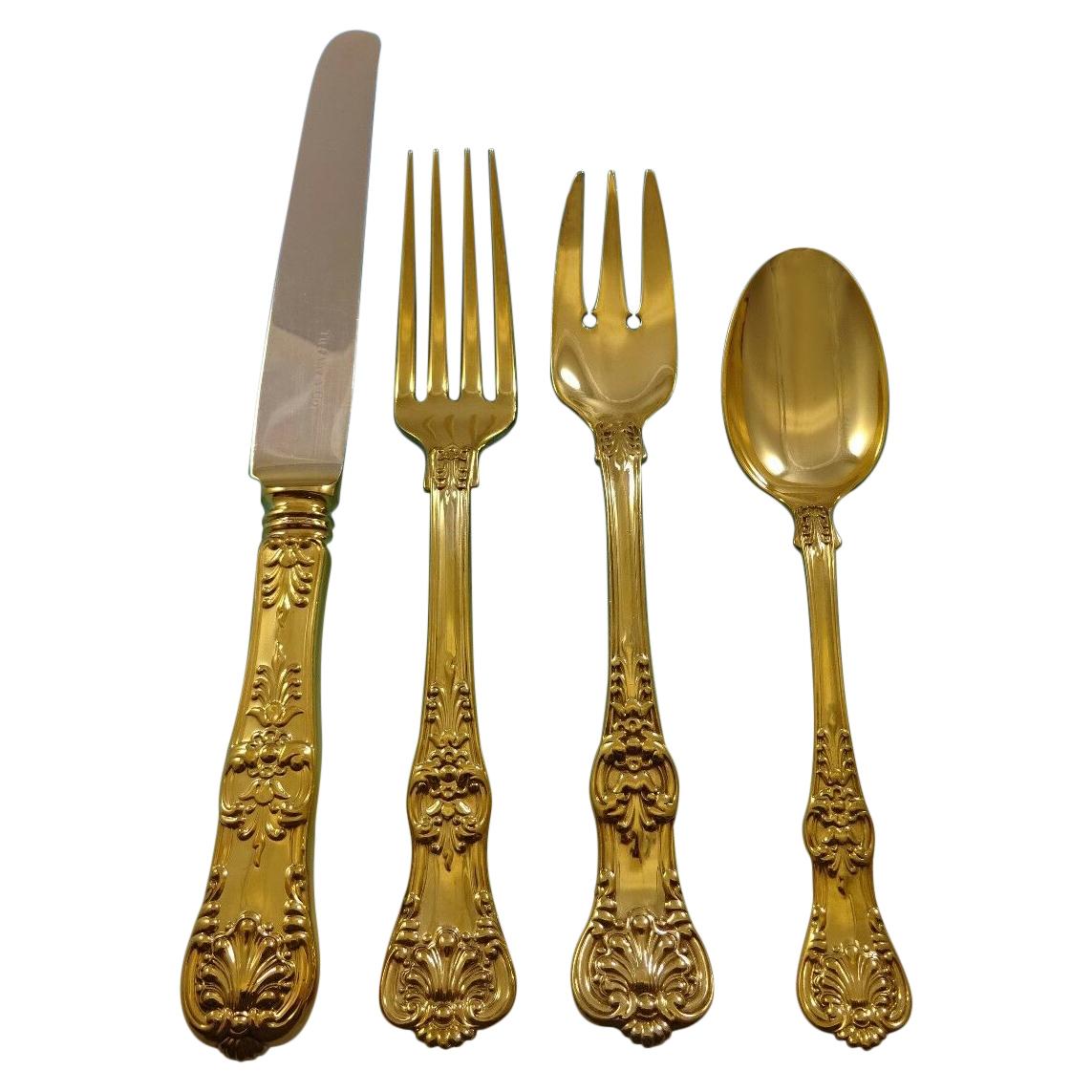 Set of 11 Tiffany and Co Sterling Silver English King Dessert/Oval Soup ...