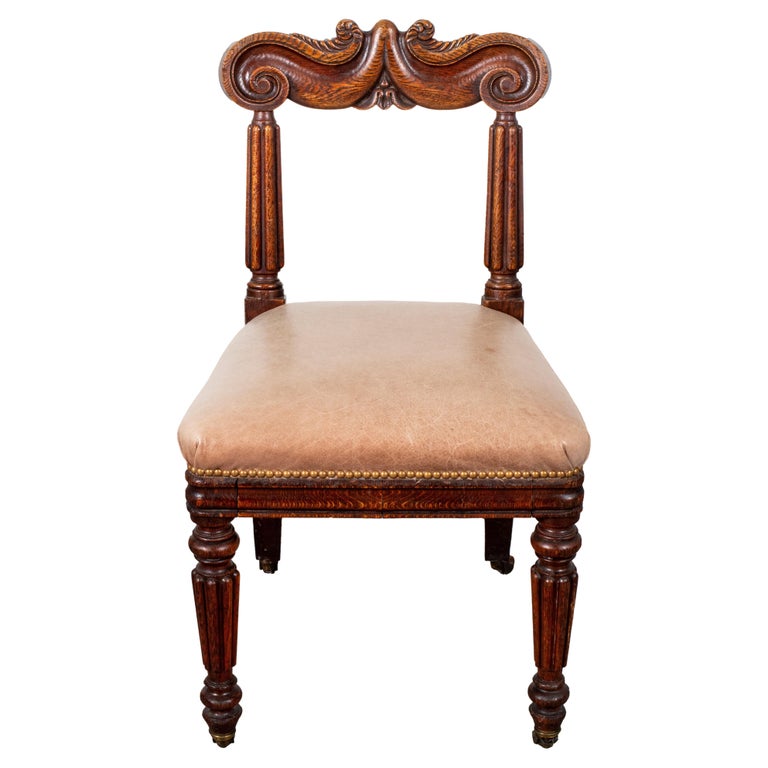 English Late Regency Side Chair For Sale at 1stDibs