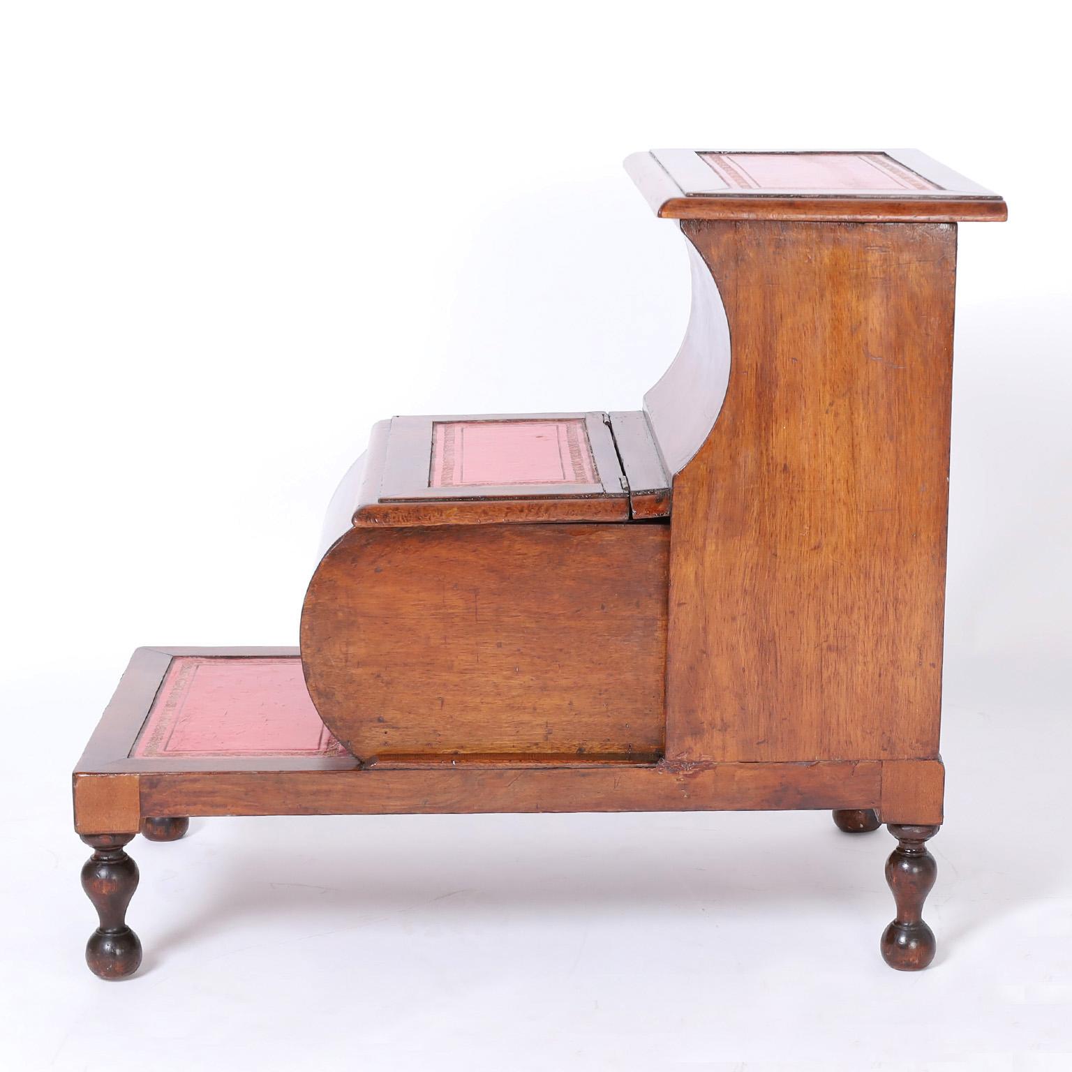 English Library Steps For Sale at 1stDibs | antique library steps