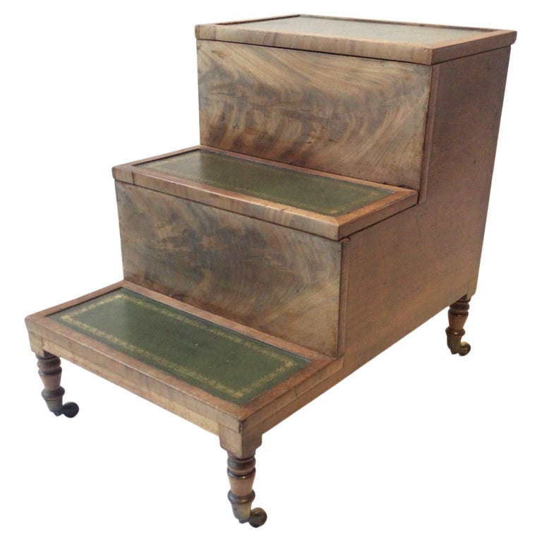 English Library Steps For Sale at 1stDibs