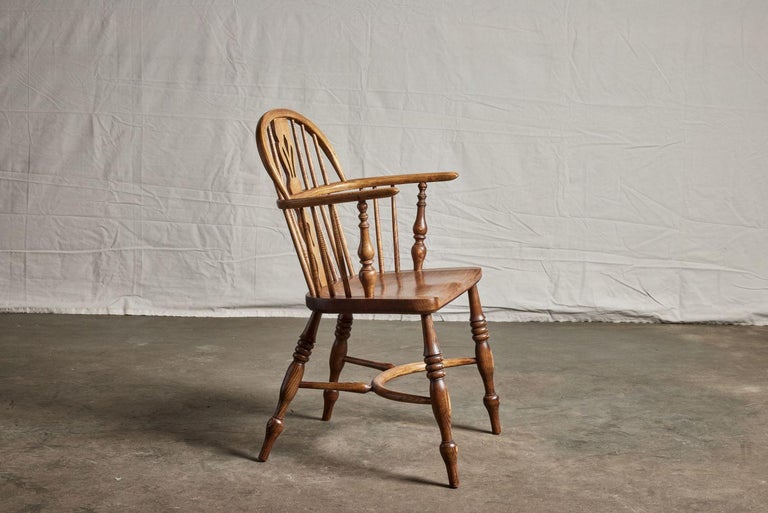 English Low Back Chair For Sale at 1stDibs