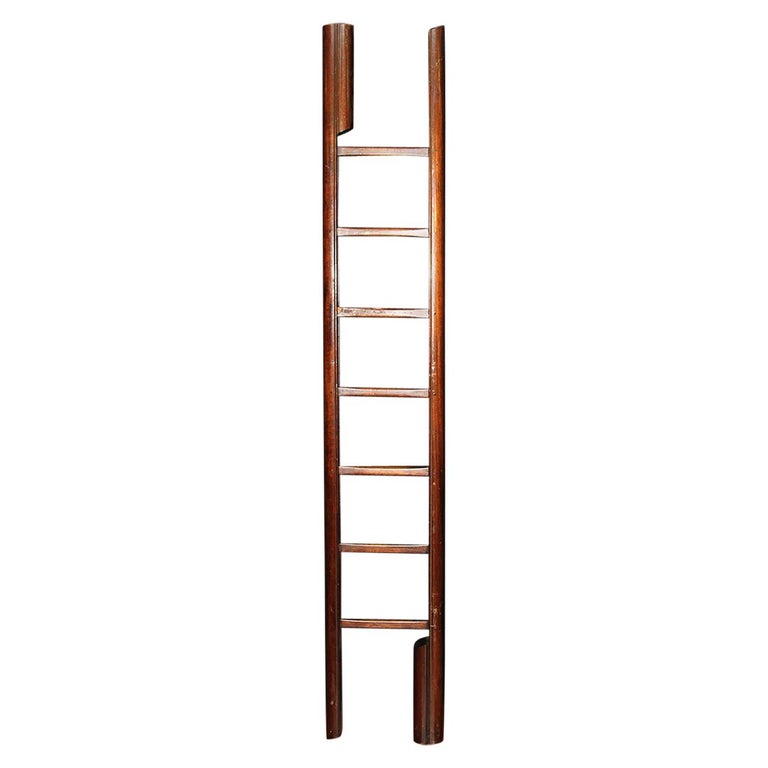 English Mahogany Folding Ladder at 1stDibs