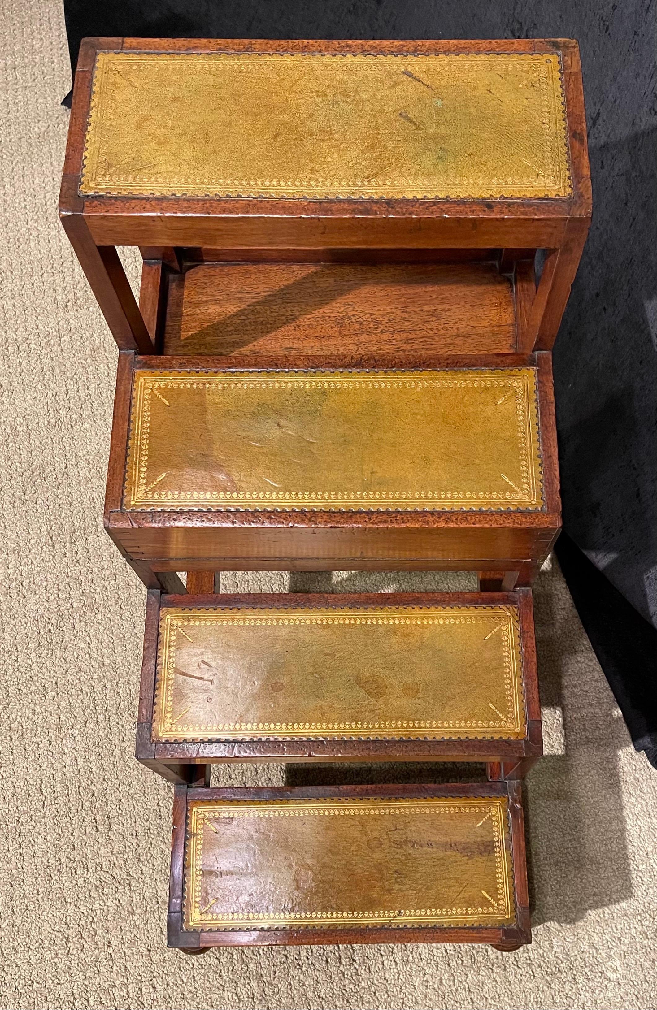English Mahogany Metamorphic Table, to Library Steps 'Early 19th ...
