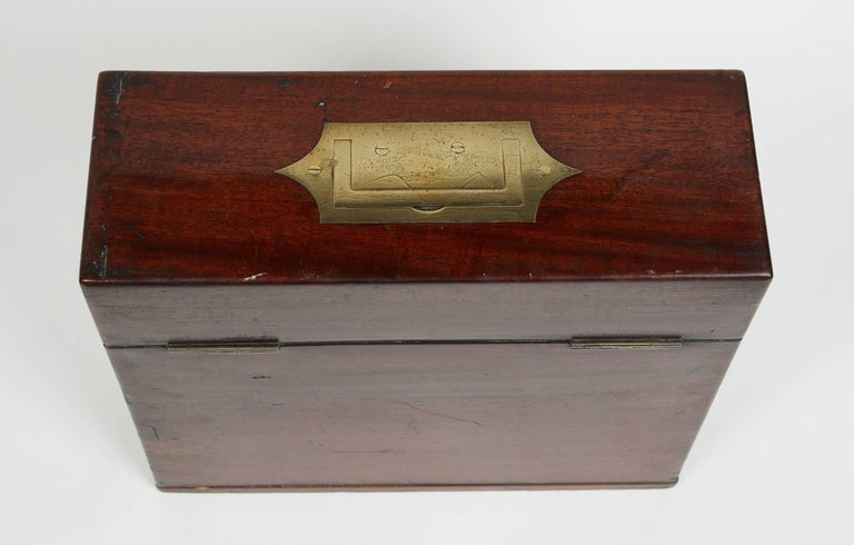 English Mahogany Military Campaign Medical Box at 1stDibs