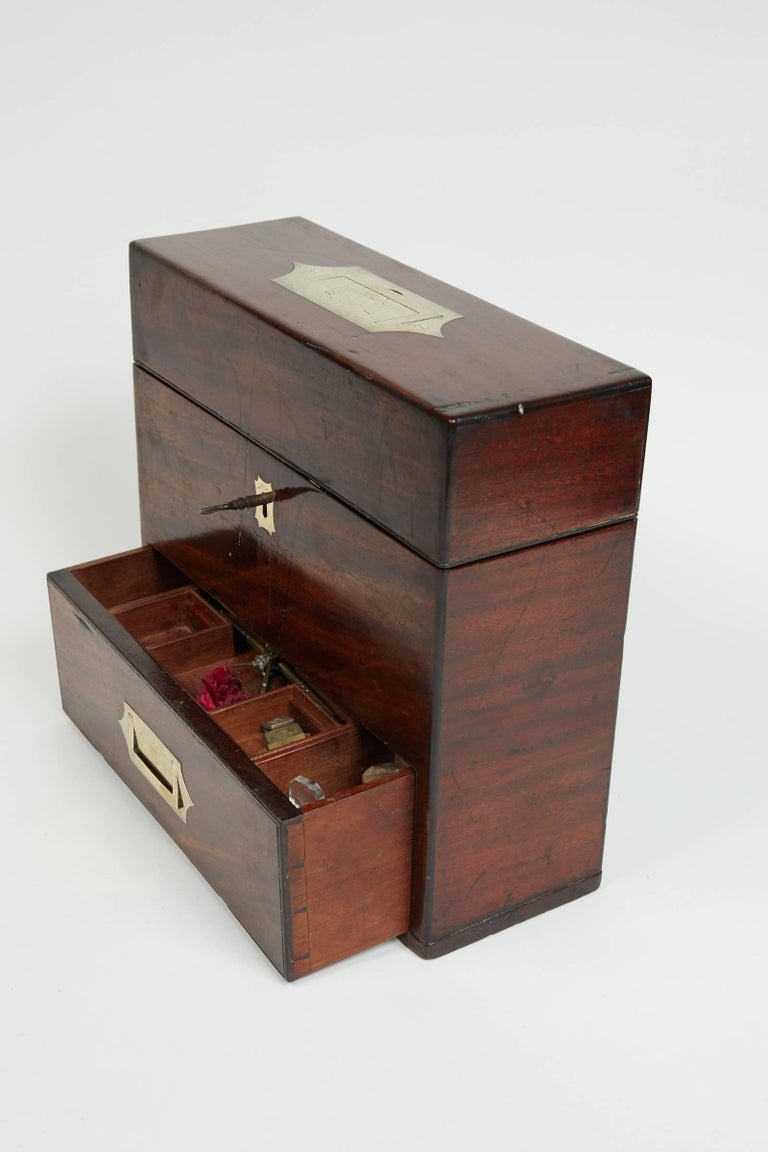 English Mahogany Military Campaign Medical Box at 1stDibs
