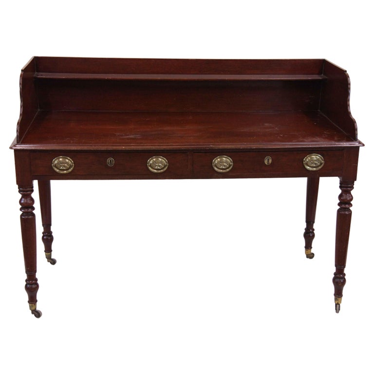 English Mahogany Serving Table For Sale at 1stDibs