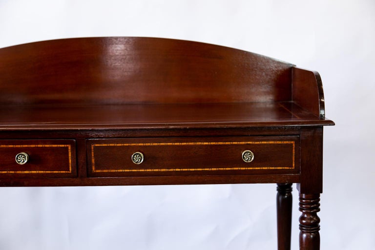 English Mahogany Two Drawer Server For Sale at 1stDibs