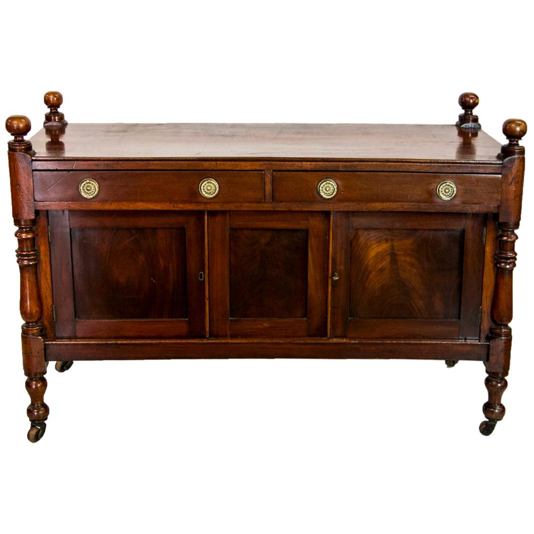 Mahogany 3 Stage Server For Sale at 1stDibs