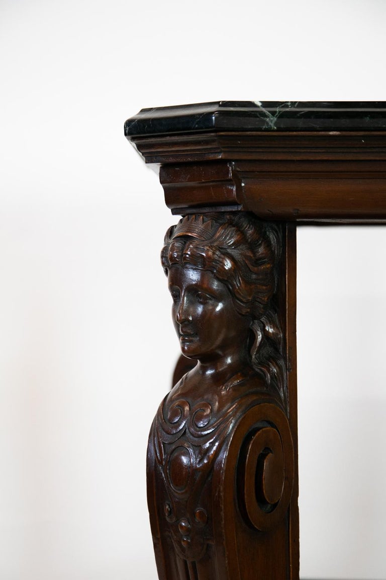 English Marble-Top Center Table For Sale at 1stDibs