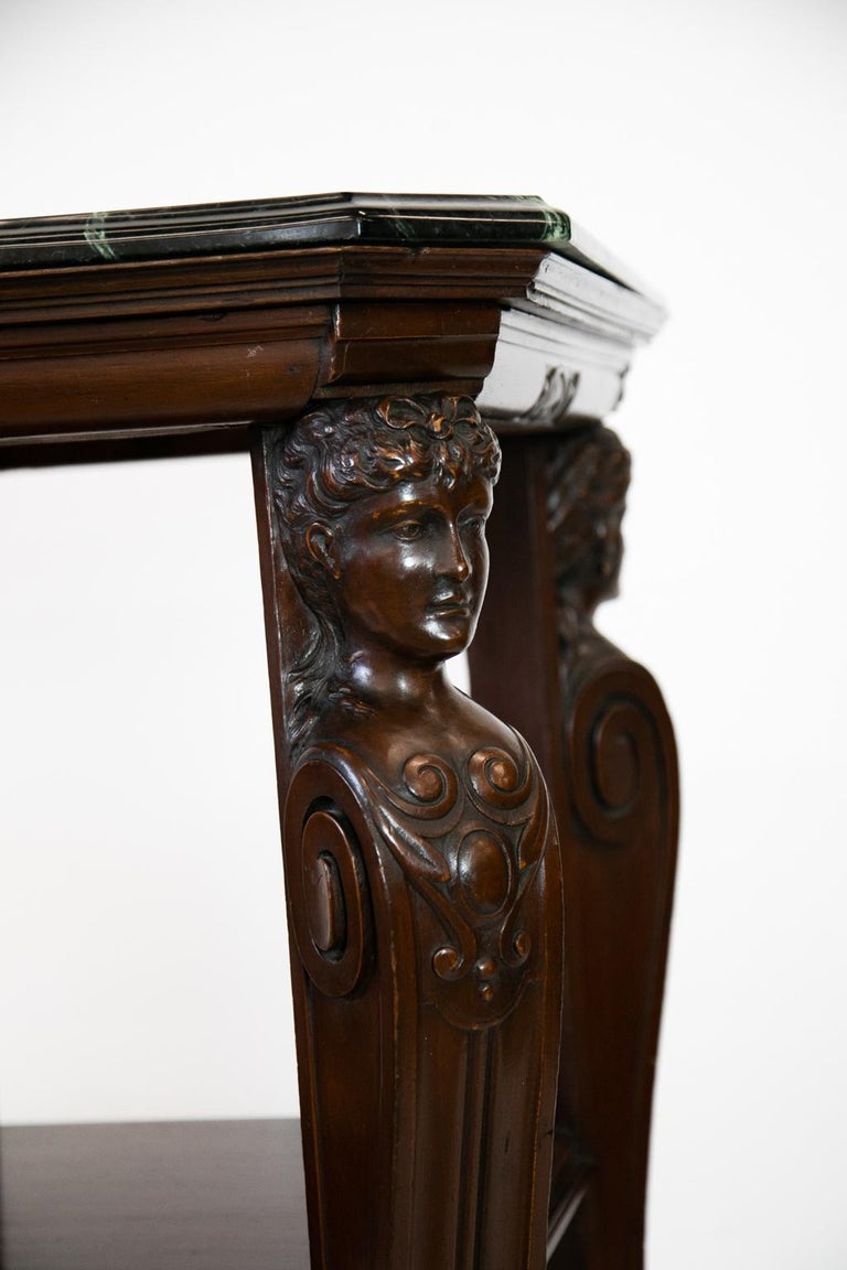 English Marble-Top Center Table For Sale at 1stDibs