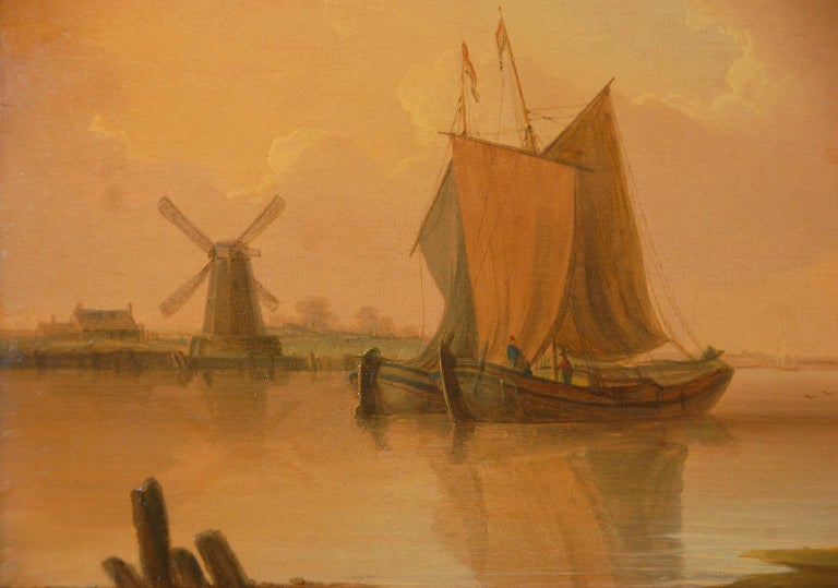 English Maritime Original Oil on Board Signed William Anderson Dated ...