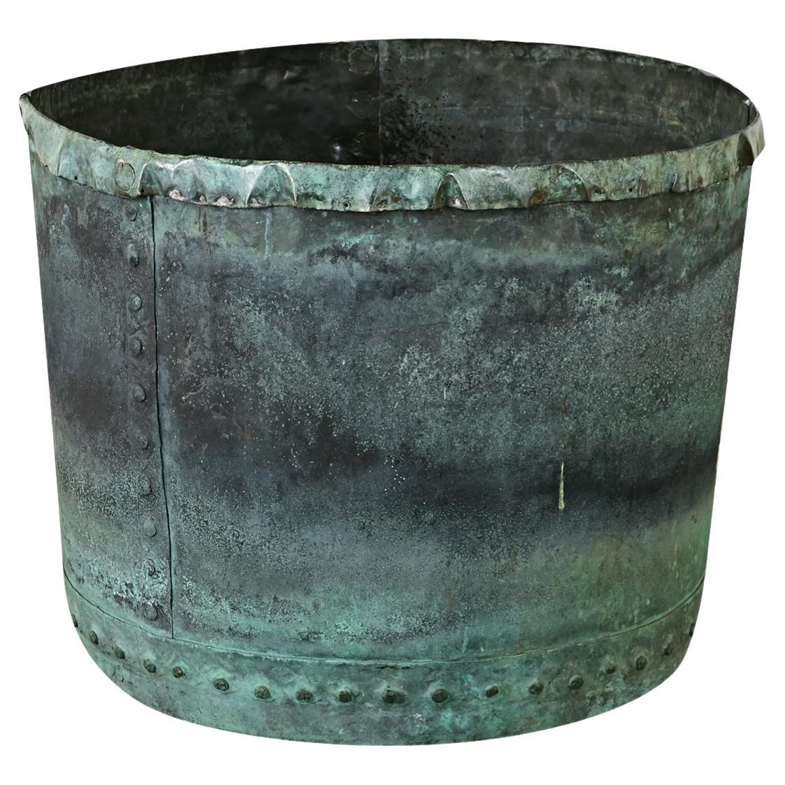 English 19th Century Copper Cooking Pot For Sale at 1stDibs