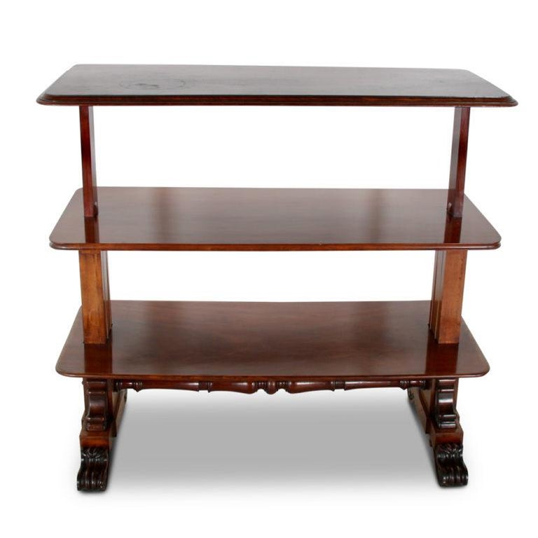 English Mid-19th Century Metamorphic Three-Tier Server at 1stDibs