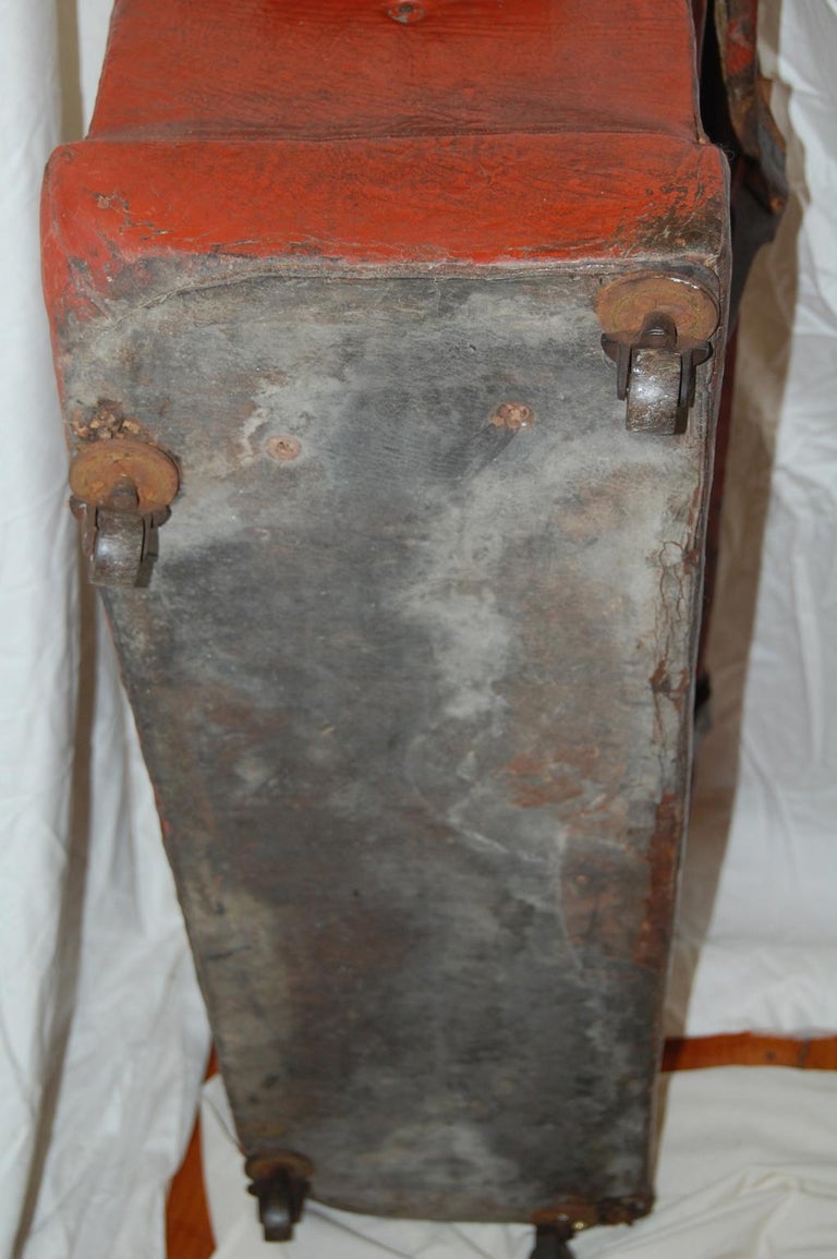 English Mid-19th Century Military Munitions Box with Royal Mottos, Coat ...