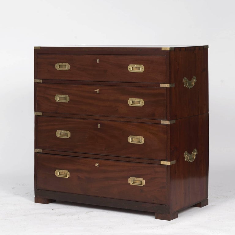 English Military Officer's Campaign Chest at 1stDibs
