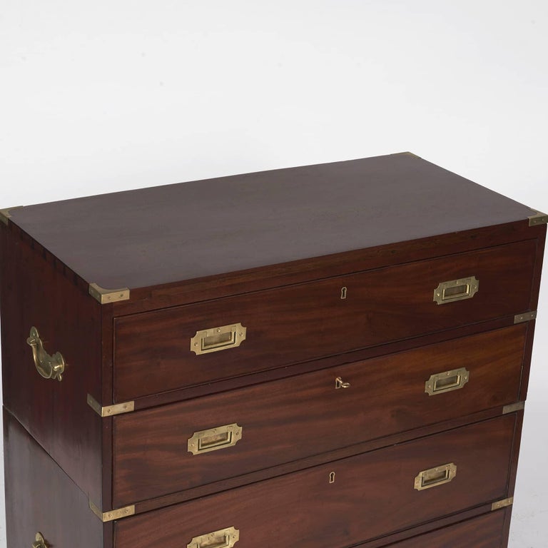 English Military Officer's Campaign Chest at 1stDibs