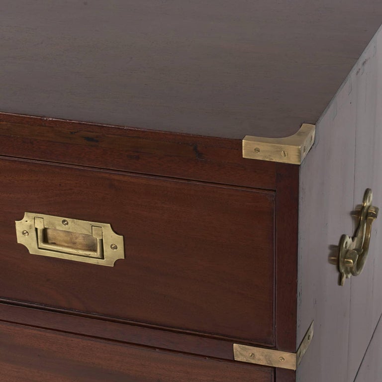 English Military Officer's Campaign Chest at 1stDibs