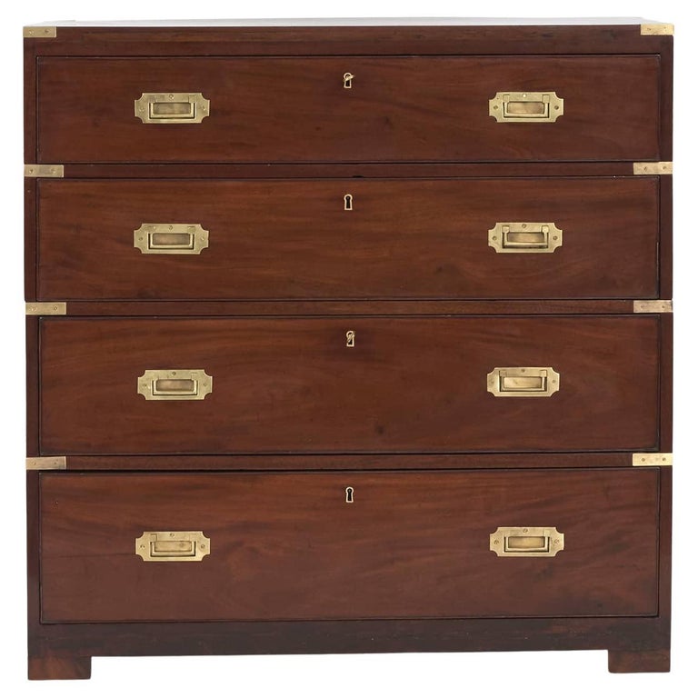 English Military Officer's Campaign Chest at 1stDibs