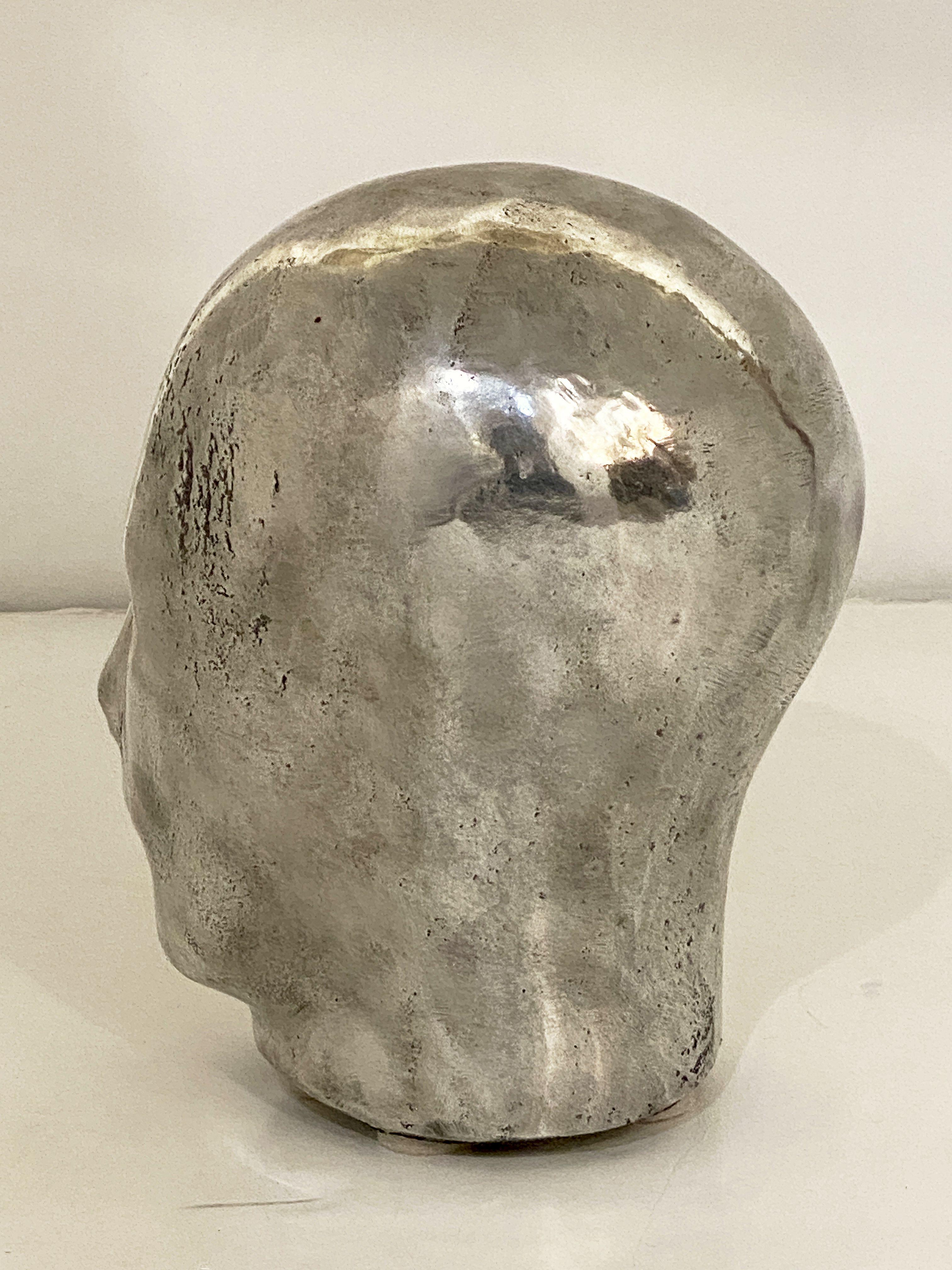 English Milliner's Head or Hat-Maker's Sculptural Bust of Cast Iron For ...