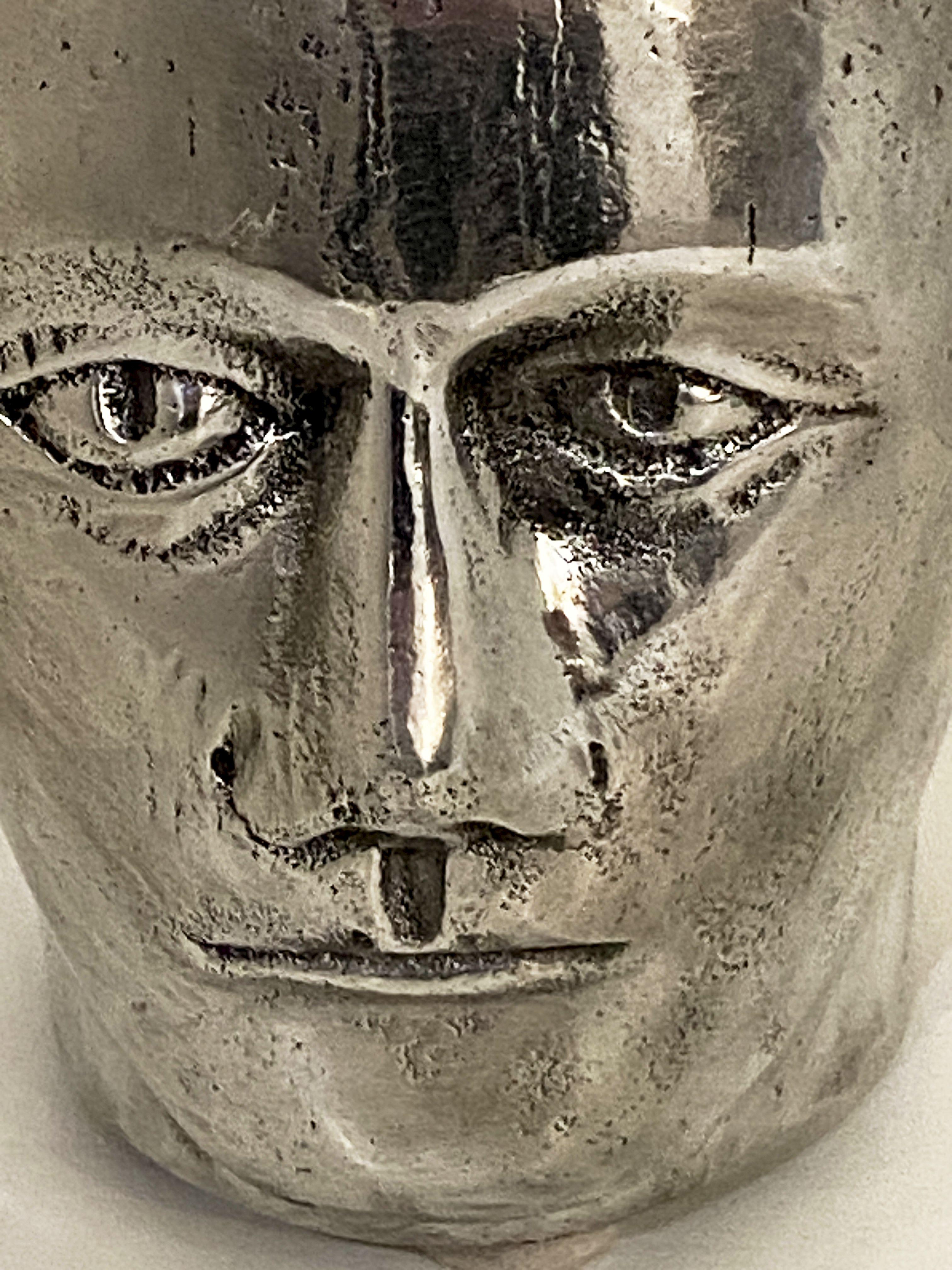 English Milliner's Head or Hat-Maker's Sculptural Bust of Cast Iron For ...