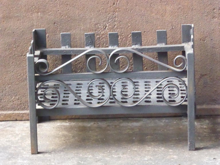 English Modernist Fireplace Grate, Fire Grate at 1stDibs