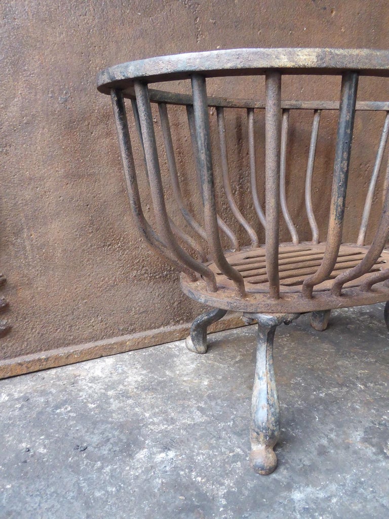 English Modernist Fireplace Grate, Fire Grate at 1stDibs