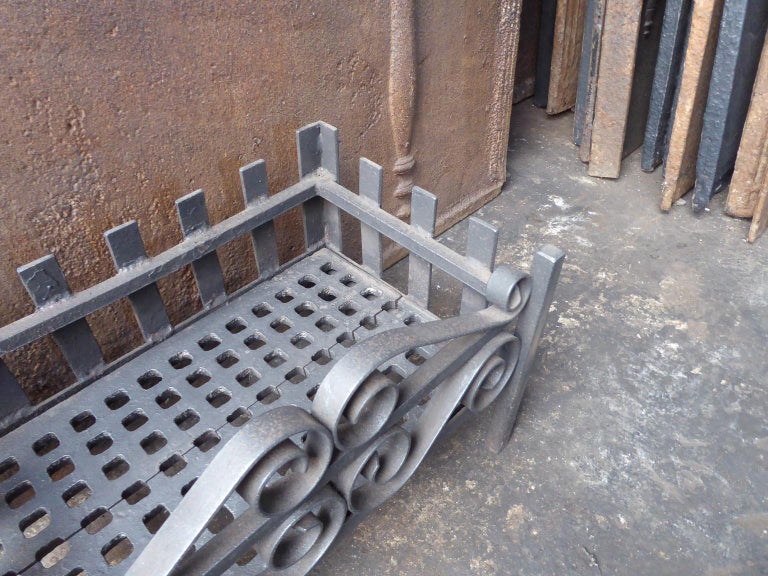 English Modernist Fireplace Grate, Fire Grate at 1stDibs