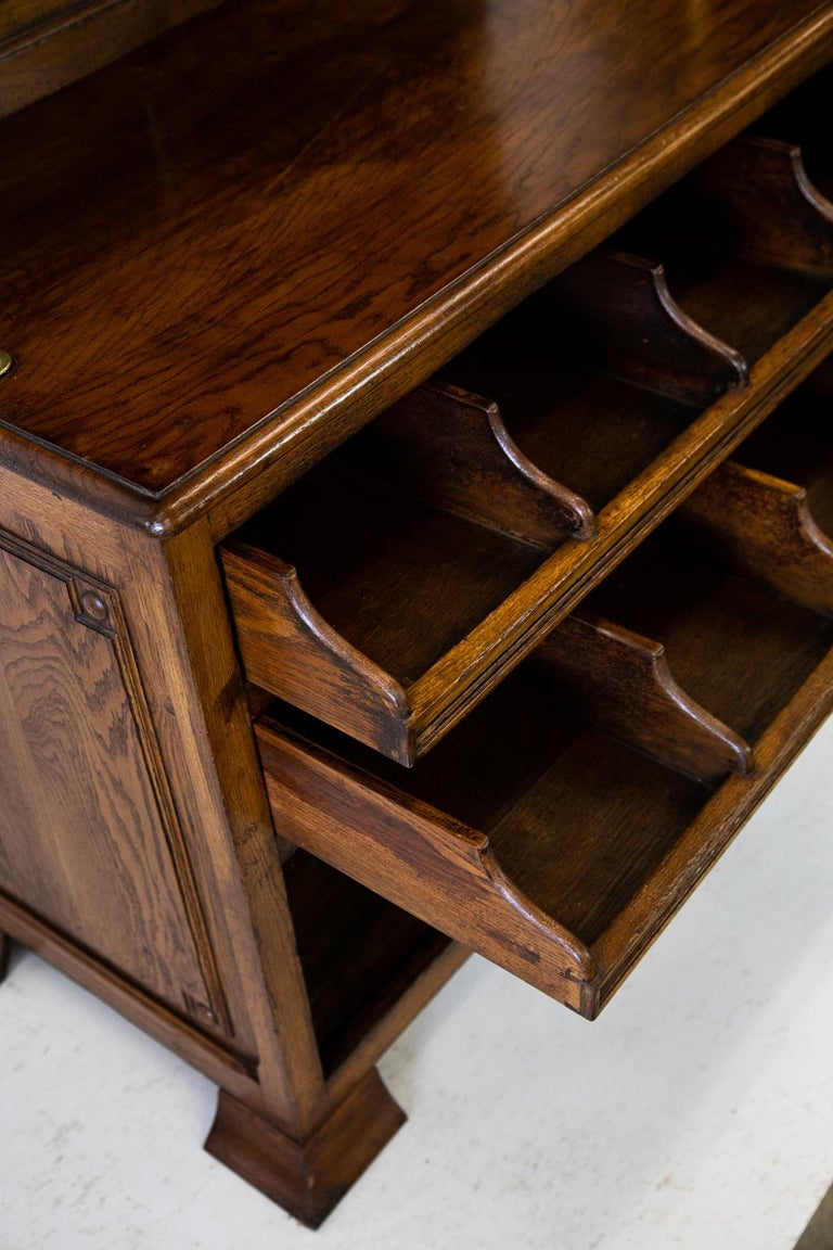 English Oak Bar Server at 1stDibs