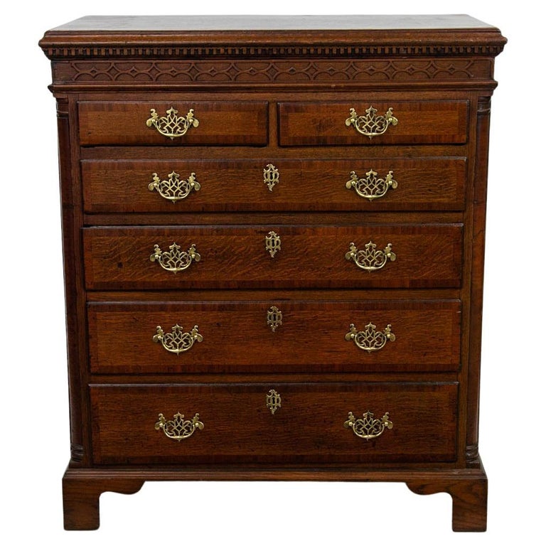 English Oak Chest For Sale at 1stDibs