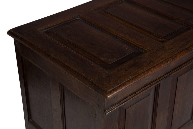 English Oak Coffer Box For Sale at 1stDibs