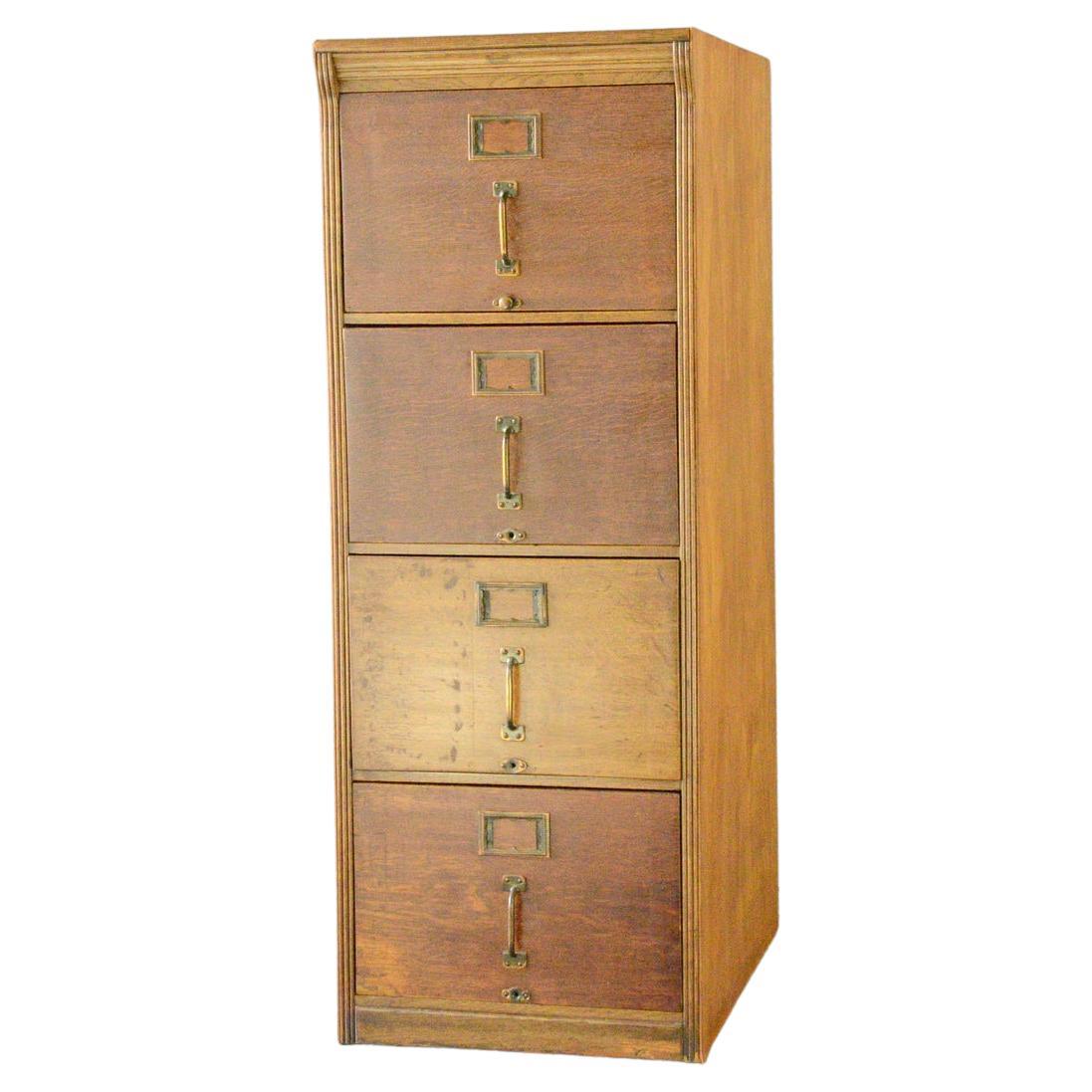 Antique Oak 24-Drawer Card Catalog File Cabinet, circa 1920s at 1stDibs ...